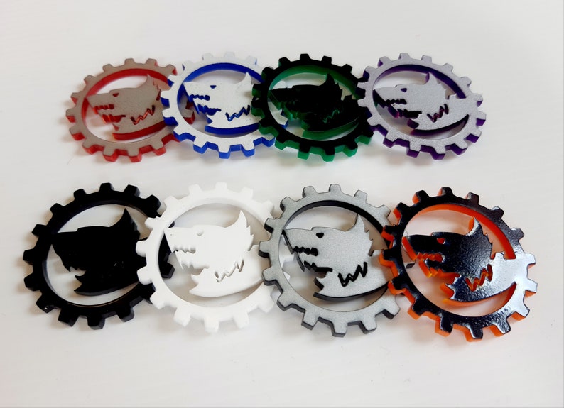 Warhammer 40k command point tokens Space Wolf WH 40000 | Etsy