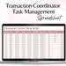 Real Estate Transaction Coordinator Spreadsheet, Transaction ...