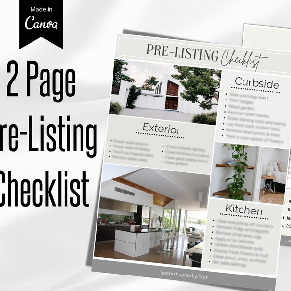 Pre Listing Packet - Etsy