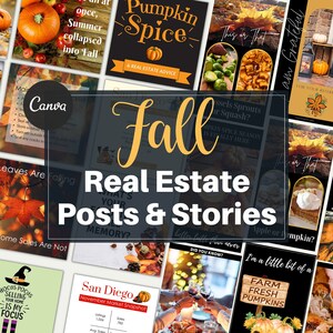 Real Estate Fall Social Media, Real Estate Fall Post, Real Estate ...