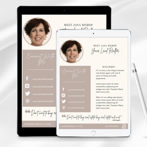 About Me Realtor, About Me Page, Real Estate Agent Bio, About Me Canva ...