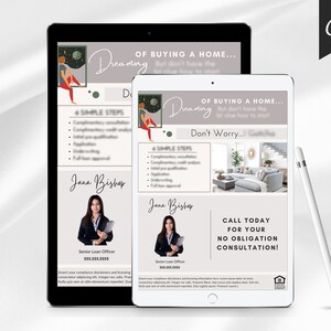 Mortgage Loan Officer Marketing, Mortgage Marketing Template, Mortgage ...