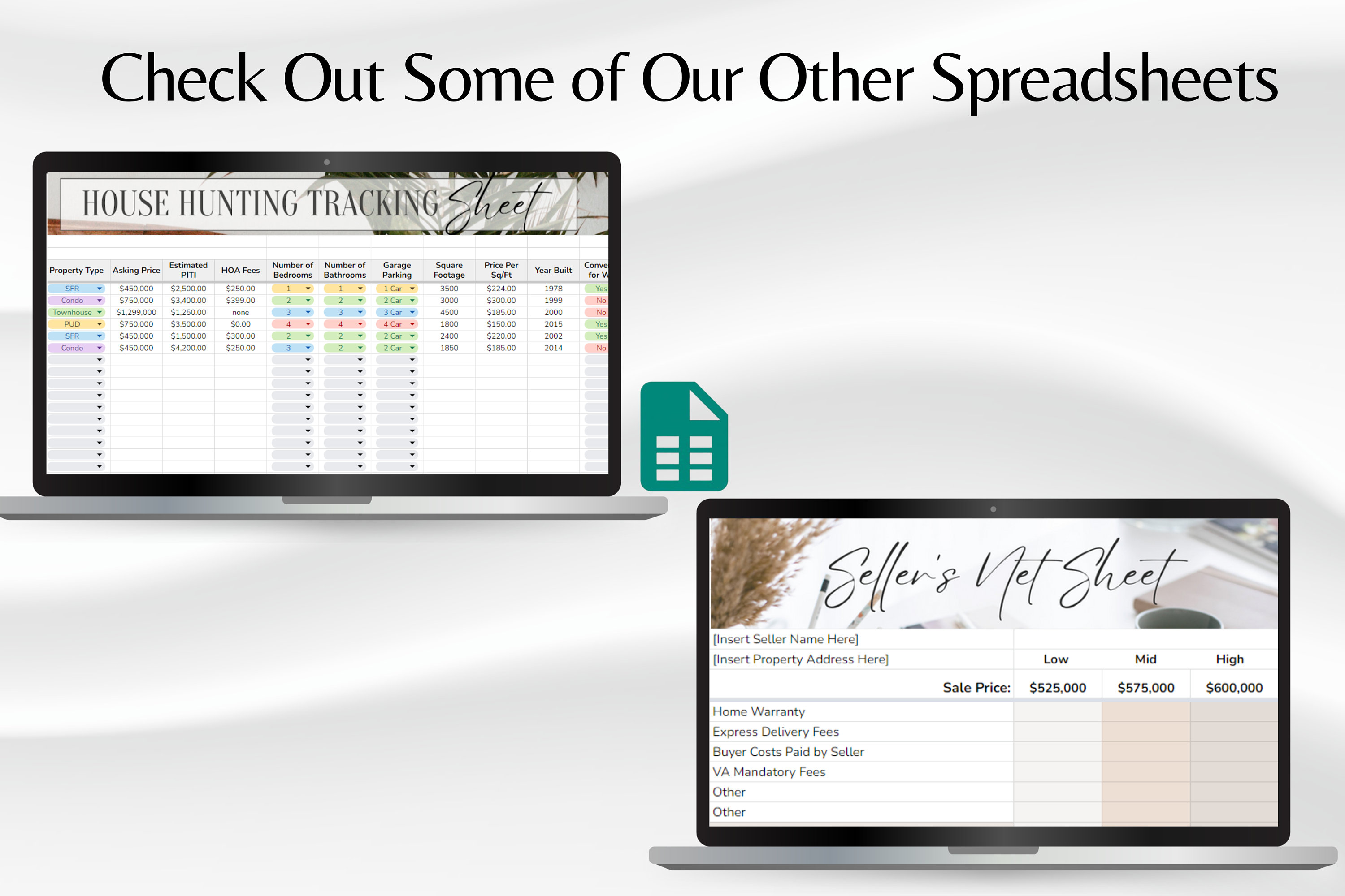 House Hunting Checklist With Pics, House Hunting Schedule, Realtor Home ...