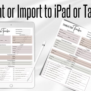 Real Estate Transaction Timeline and Closed Sales Tracking Sheets ...