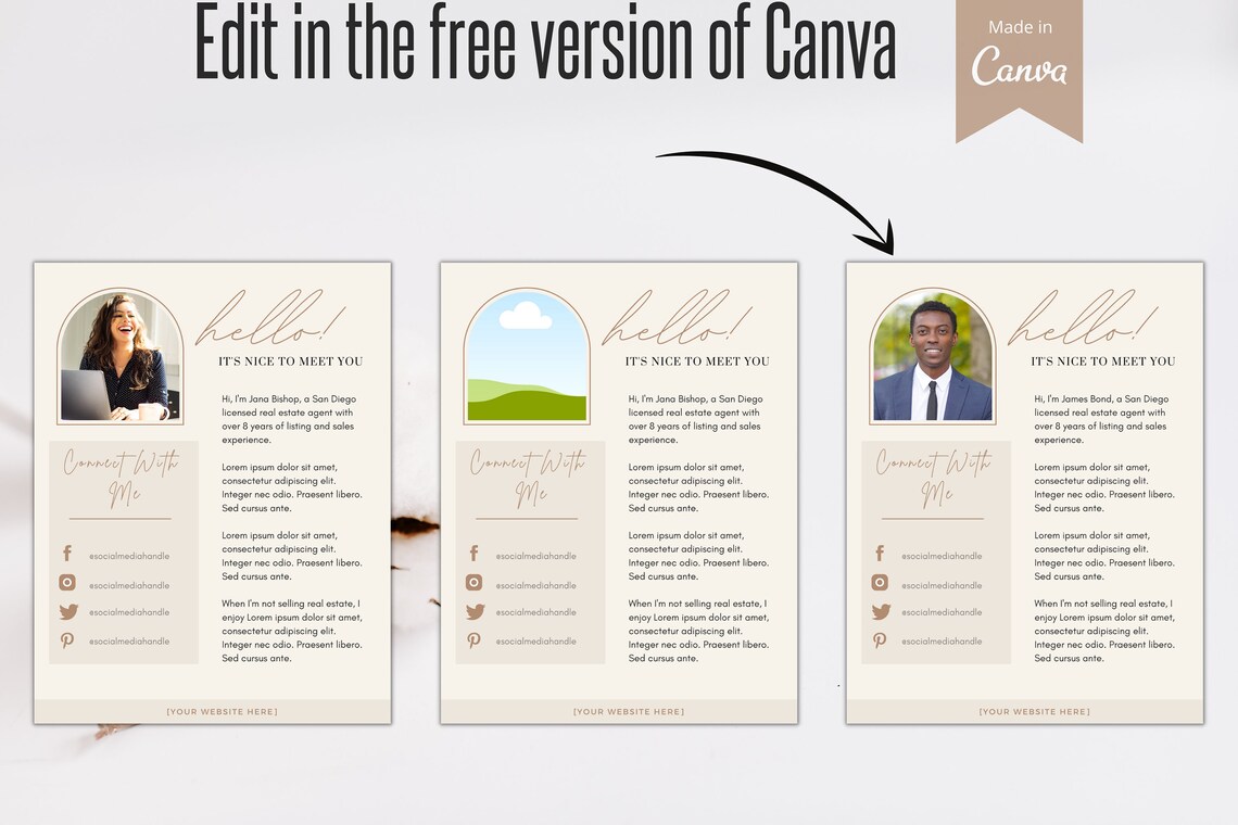 About Me Realtor About Me Page Real Estate Bio Real Estate - Etsy