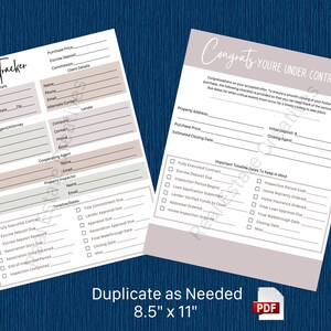 Real Estate Transaction Timeline and Closed Sales Tracking Sheets ...