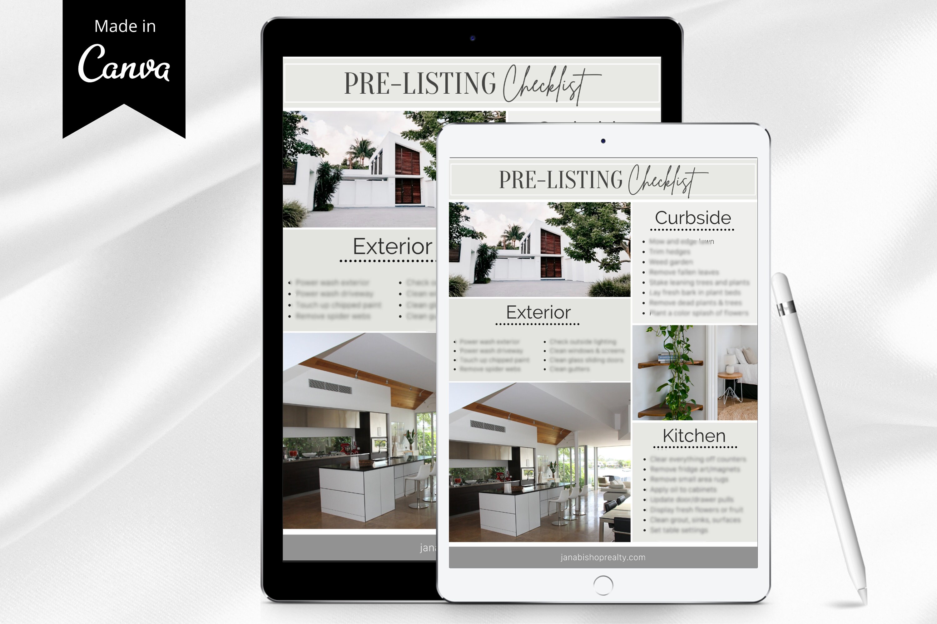 Pre-listing Checklist, Real Estate Sellers Checklist, Home Staging ...