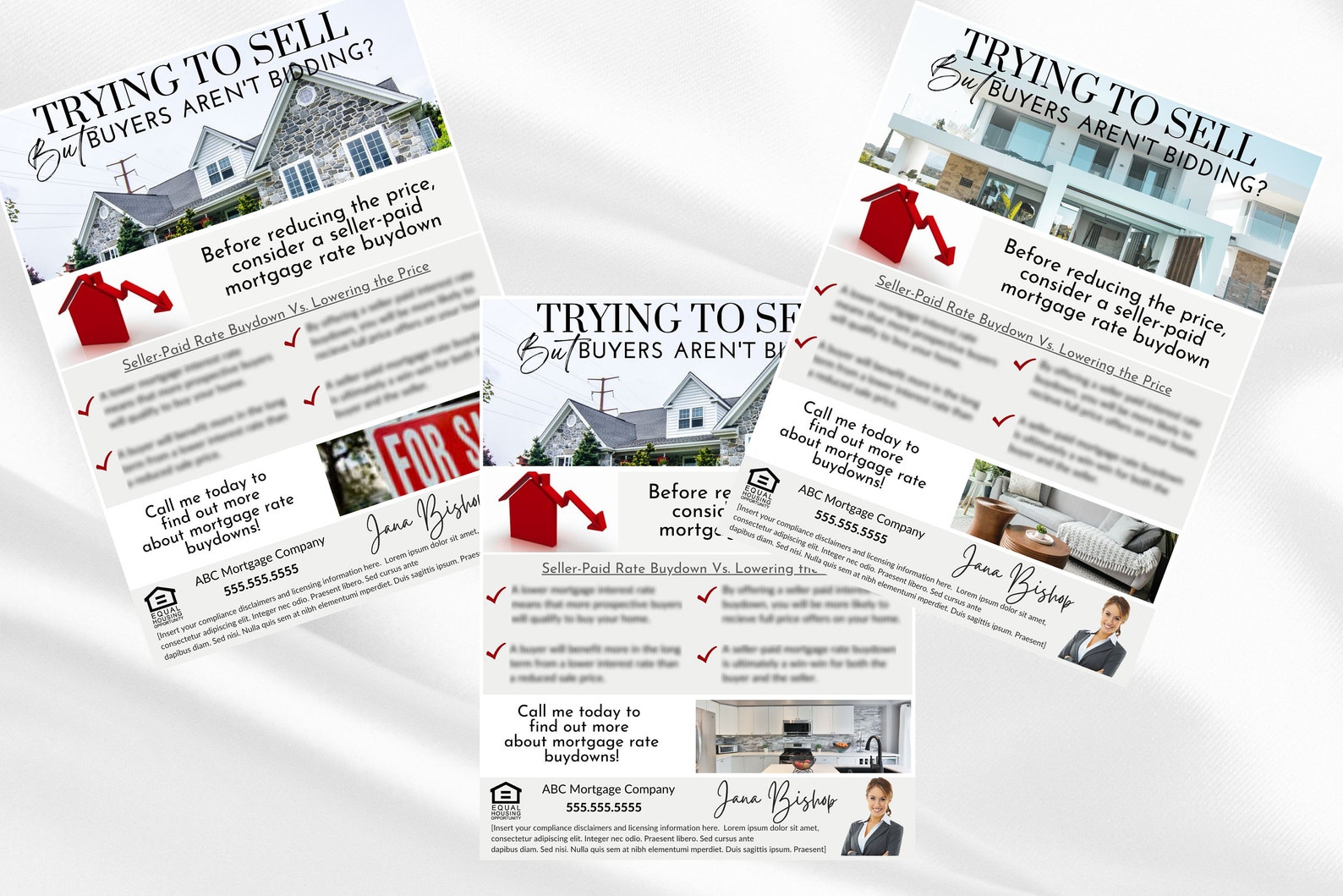 Mortgage Broker Seller Paid Buydown Flyer, Mortgage Lender Template ...