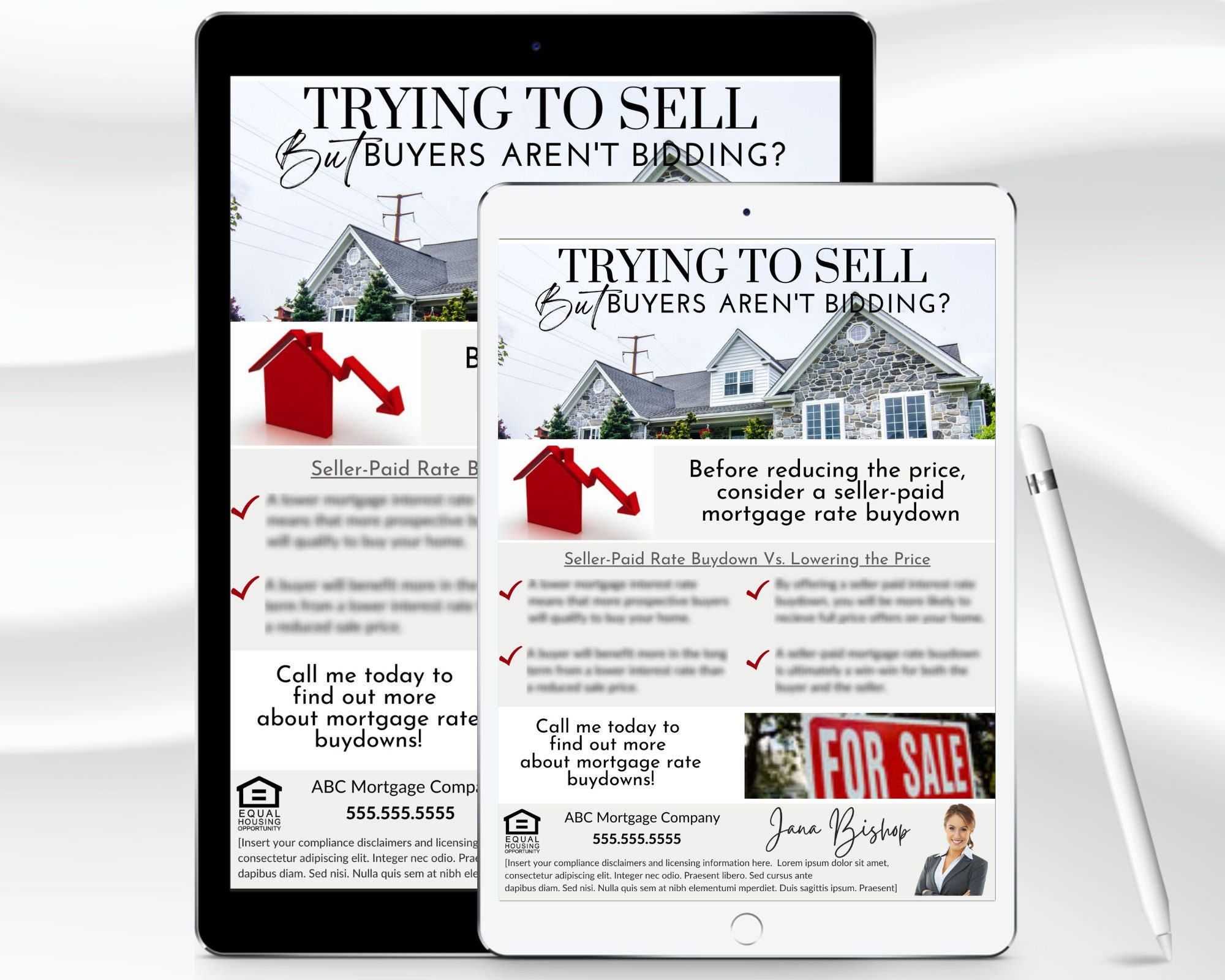 Mortgage Lender Marketing Template Bundle, Home Lending Templates ...