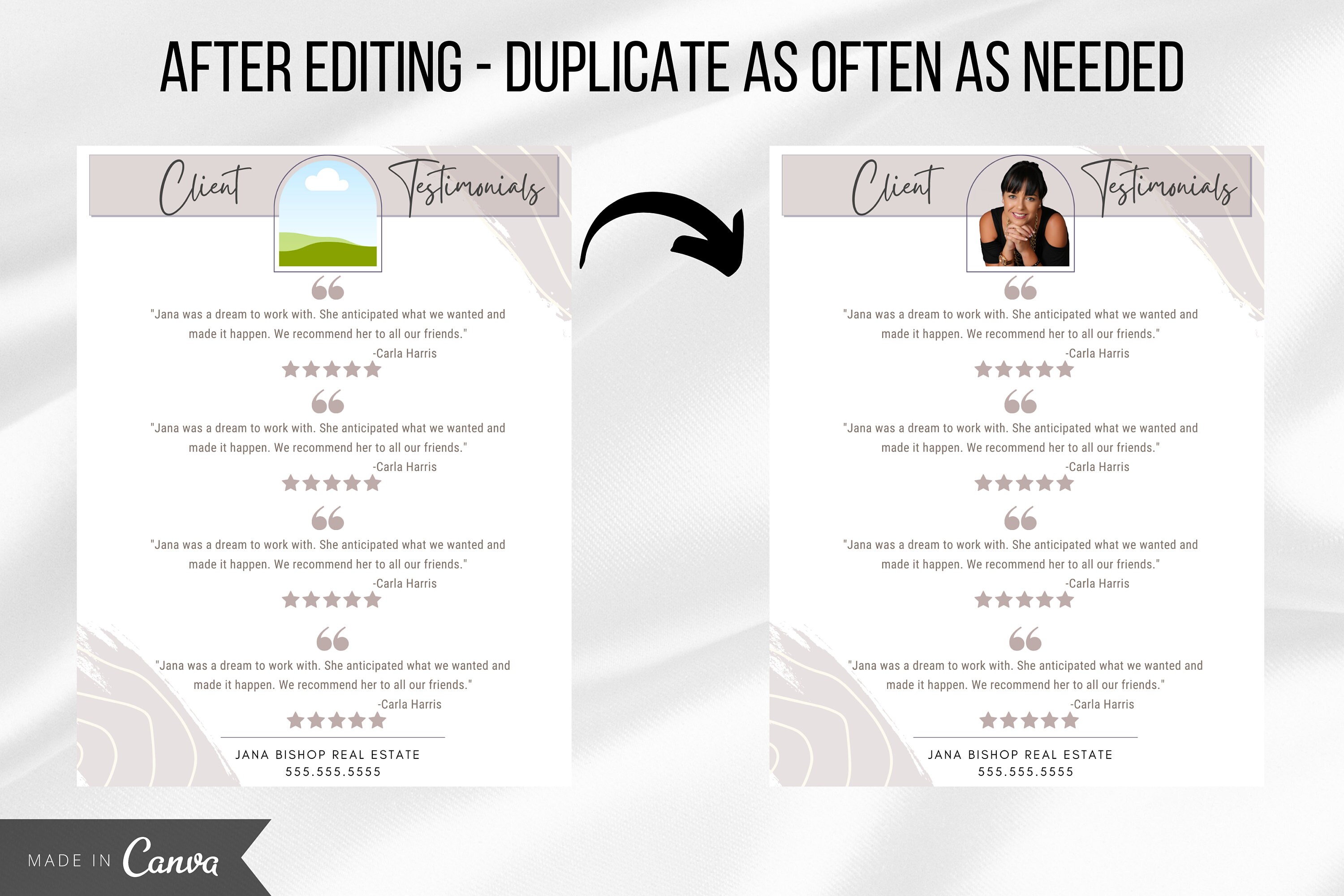 Real Estate Client Testimonial Realtor Testimonial Real | Etsy