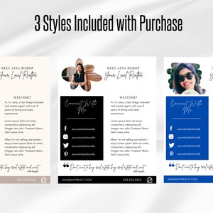 About Me Realtor, About Me Page, Real Estate Agent Bio, About Me Canva ...