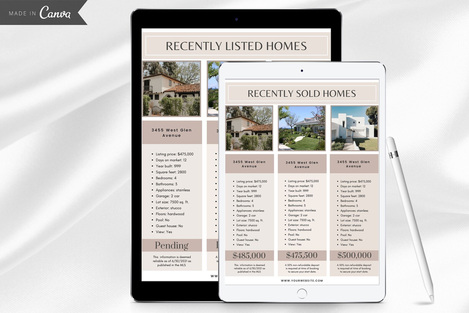 Comparable Market Analysis Realtor Cma Packet Comparative Market