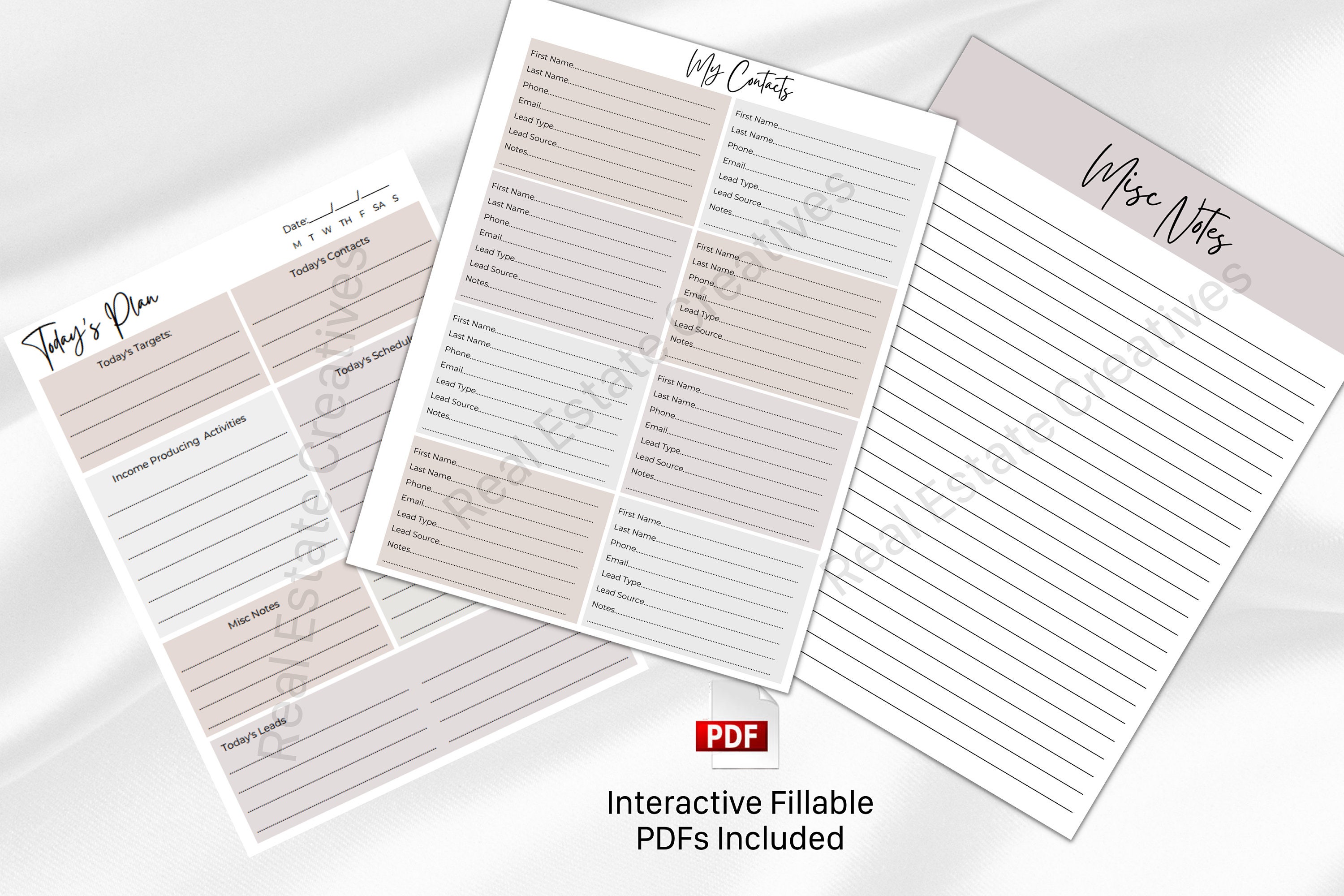 Real Estate Transaction Tracker & Real Estate Agent Planner, Closed ...