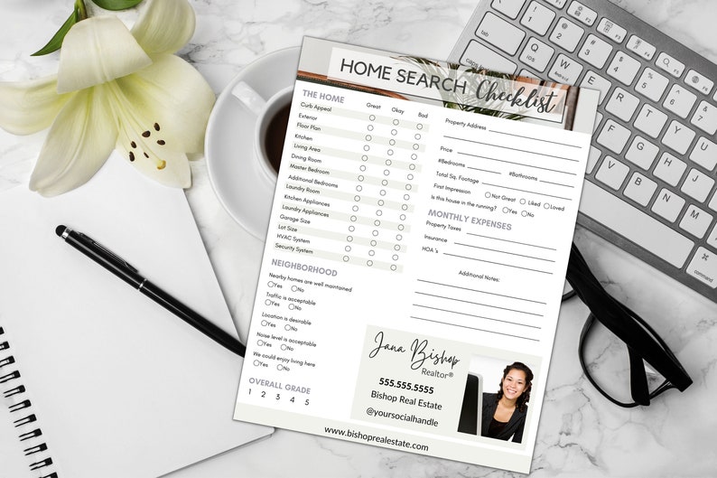 House Hunting Checklist, Real Estate Marketing, Real Estate Buyer ...