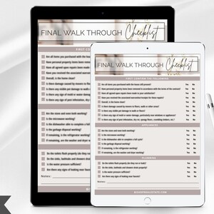Final Walk Through Checklist, Real Estate Flyer, Real Estate Marketing ...