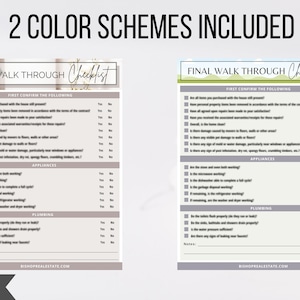 Final Walk Through Checklist, Real Estate Flyer, Real Estate Marketing ...