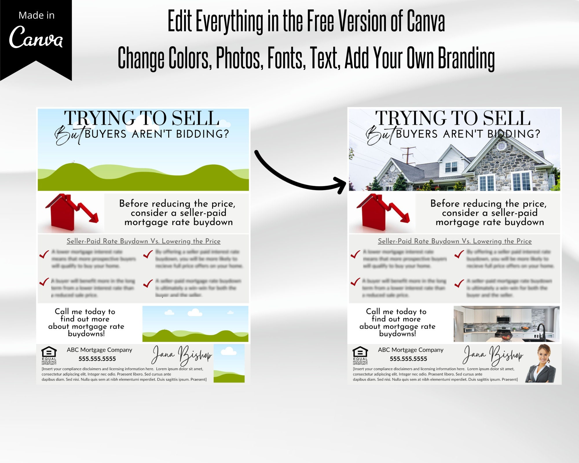 Mortgage Lender Marketing Template Bundle, Home Lending Templates ...