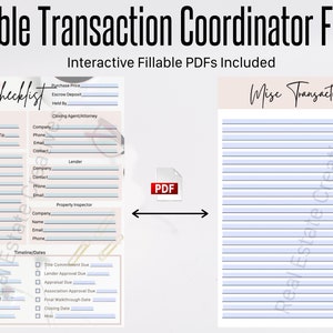 Real Estate Transaction Coordinator Tracking Sheet, Real Estate ...