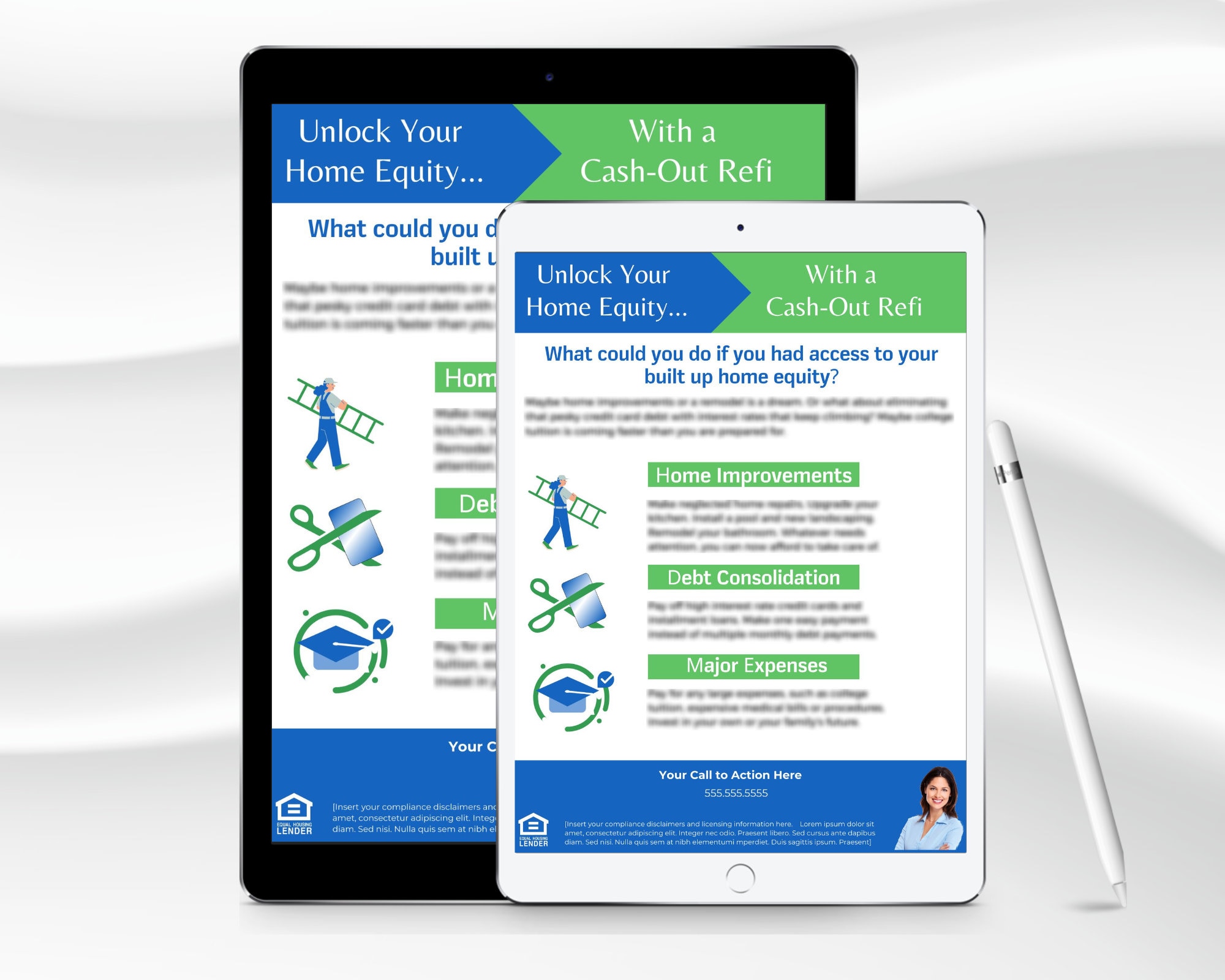 Mortgage Broker Cash Out Refi Flyer, Mortgage Lender Template, Loan ...