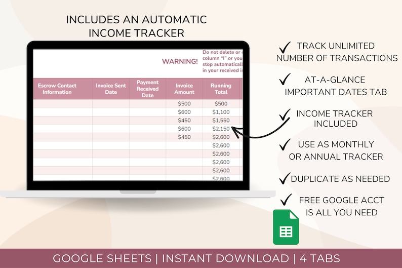 Transaction Coordinator Tracking Spreadsheet, Real Estate TC Checklist ...