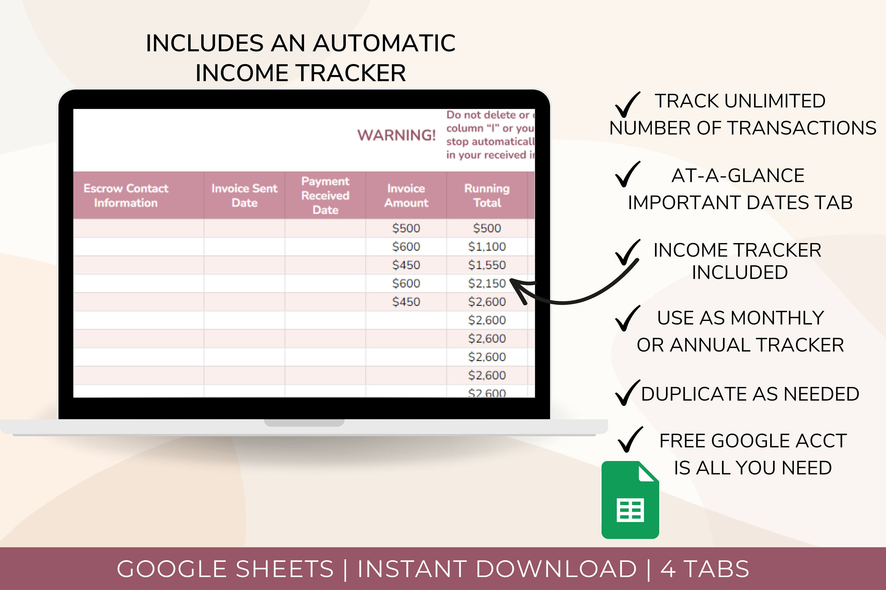 Transaction Coordinator Tracking Spreadsheet, Real Estate TC Checklist ...