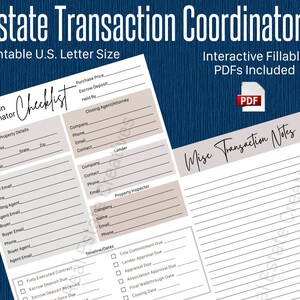 Transaction Coordinator Checklist, Transaction Coordinate Checklist ...
