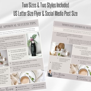 First Time Home Buyer Flyer, Mortgage Approval, Real Estate Mortgage ...