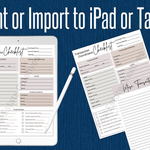 Transaction Coordinator Checklist, Transaction Coordinate Checklist ...