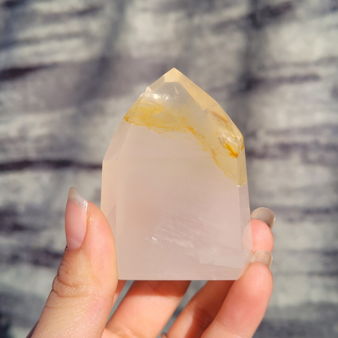 Golden Healer Tower From Brazil Crystal - Etsy