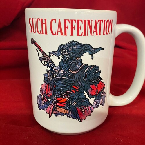 FFXIV Coffee Mug Gaius such Caffeination Final - Etsy