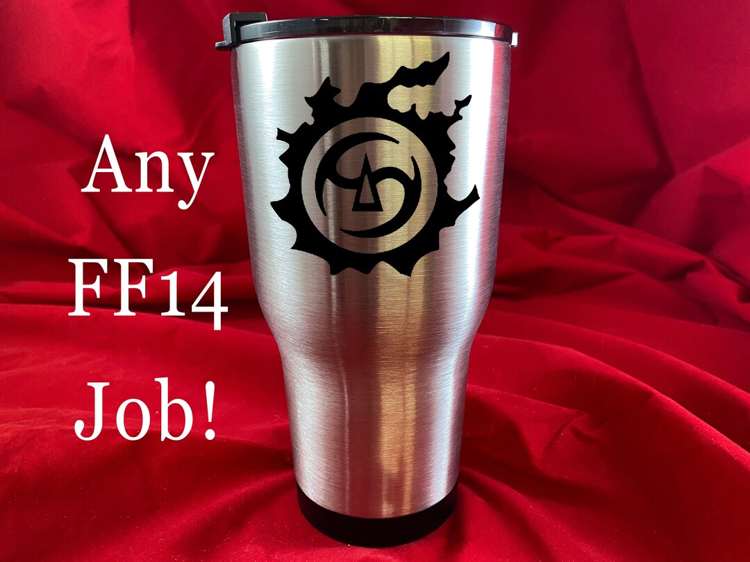Final Fantasy XIV Job Coffee Mug, FFXIV Tumbler Laser Etched With ...