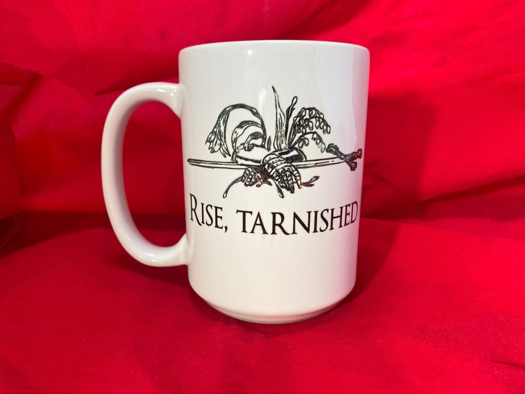 Rise Tarnished Coffee Mug, Elden Lord Coffee Cup, You Died Mug ...