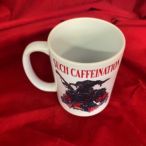 FFXIV Coffee Mug Gaius "such Caffeination", FF14 Mug Gaius Meme Coffee ...