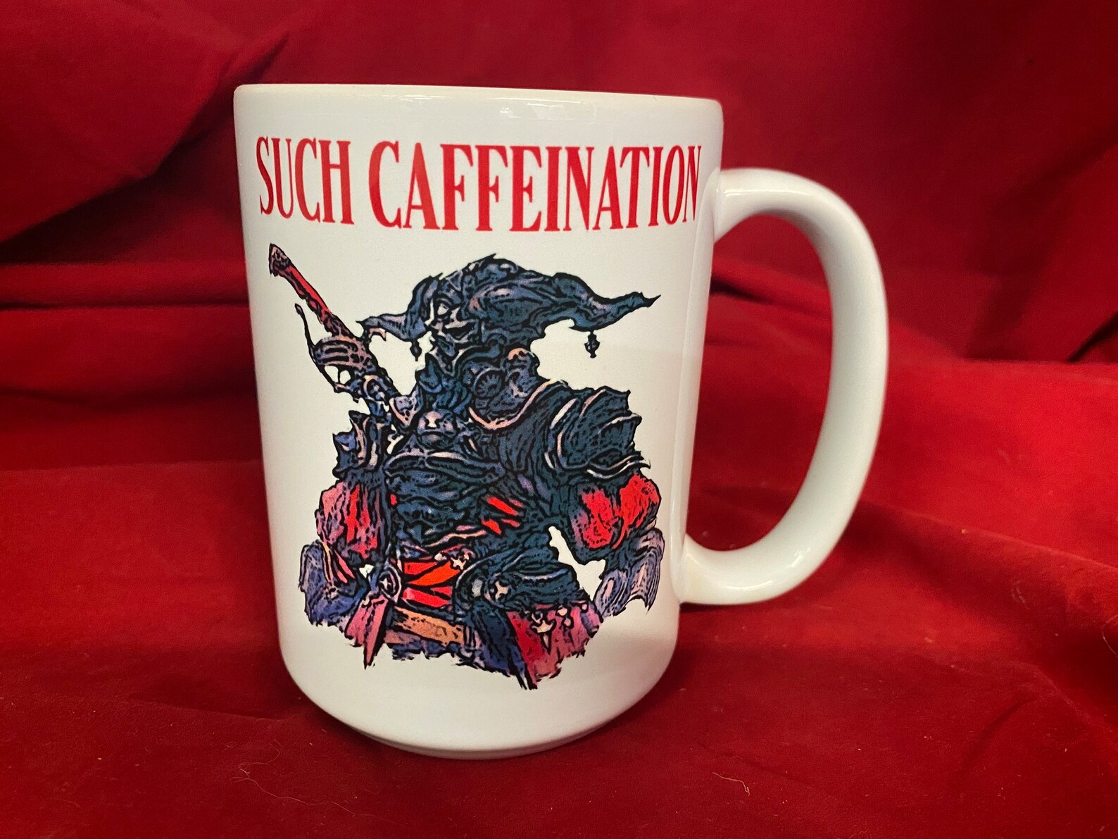 FFXIV Coffee Mug Gaius such Caffeination, FF14 Mug Gaius Meme Coffee ...
