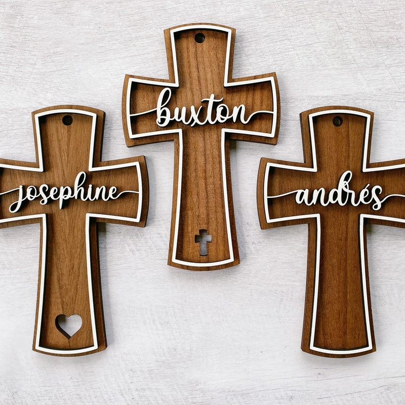 Baptism Cross - Etsy