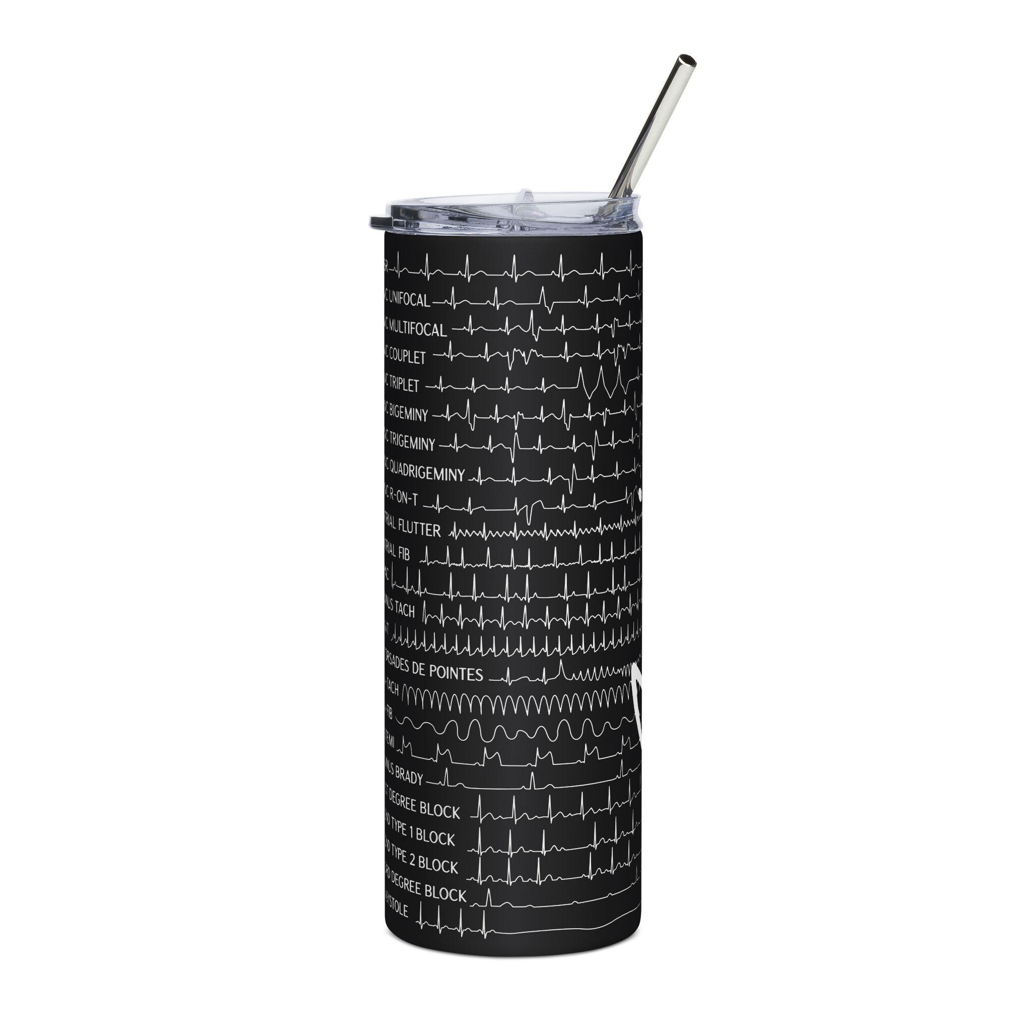 Personalized EKG Rhythms Tumbler, Nurse Cardiologist Gift, 20oz - Etsy