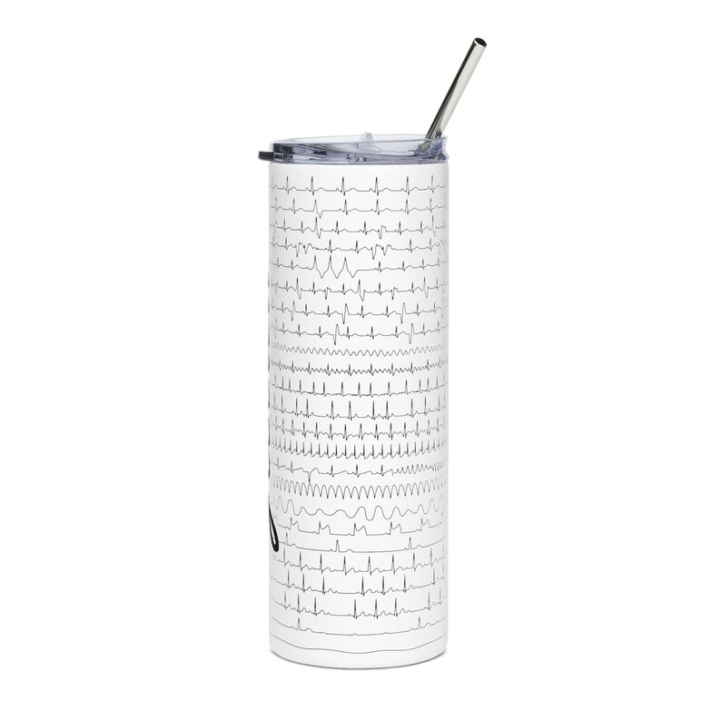 Personalized EKG Rhythms Tumbler, Nurse Cardiologist Gift, 20oz - Etsy