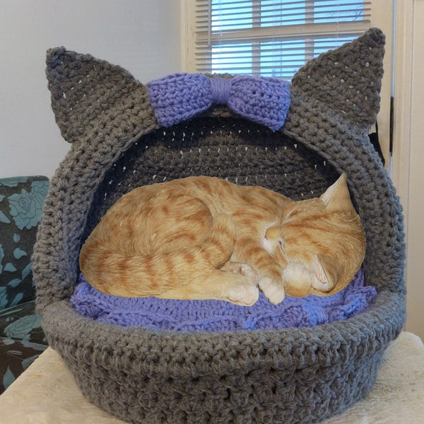 Crochet Cat Beds - Etsy