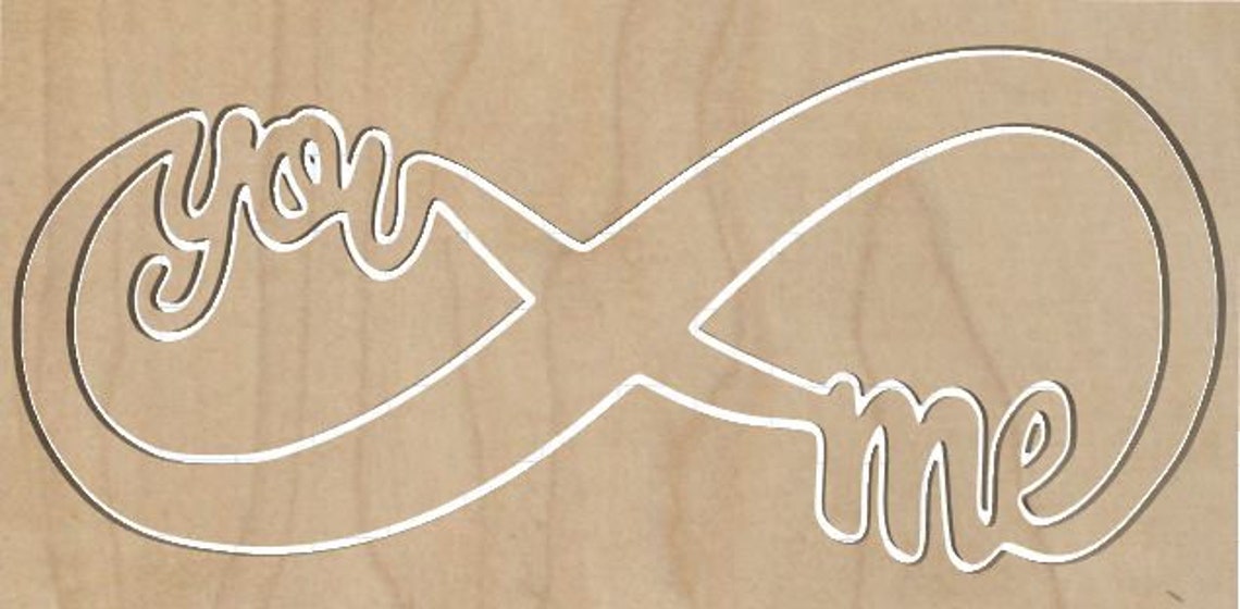 You & Me Infinity .svg .dxf - Etsy