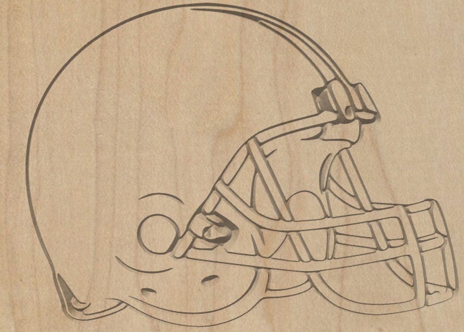 Football Helmet SVG & DXF - Etsy