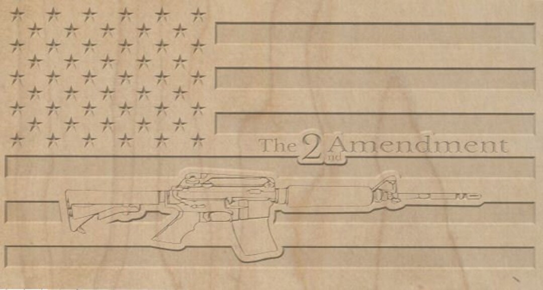 2nd Amendment Flag .svg .dxf - Etsy