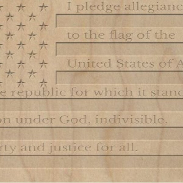 Pledge of Allegiance - Etsy