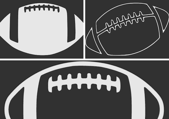 Footballs SVG & DXF - Etsy