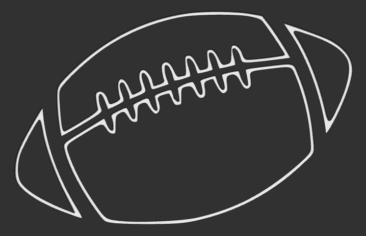 Footballs SVG & DXF - Etsy