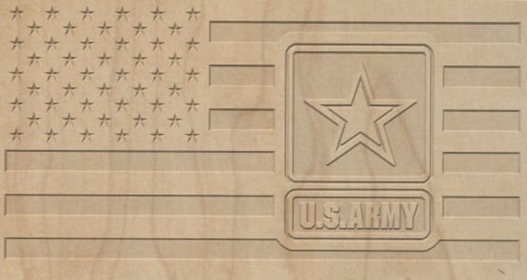 U.S. Army Flag 2 .svg .dxf - Etsy