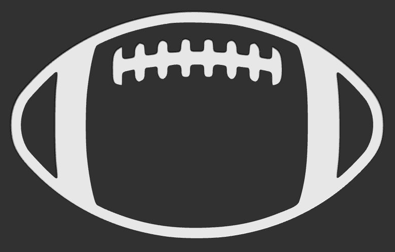 Footballs SVG & DXF - Etsy