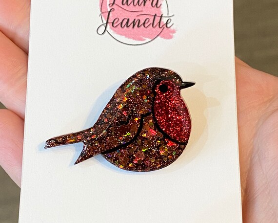 Handmade Robin Brooch Grief Gift Memorial Gift Robin - Etsy