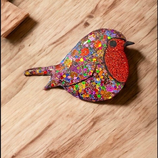 Rainbow Brooch - Etsy