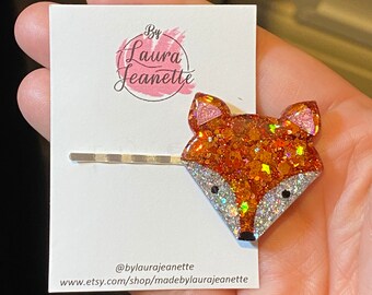 Fox Hair Clip - Etsy