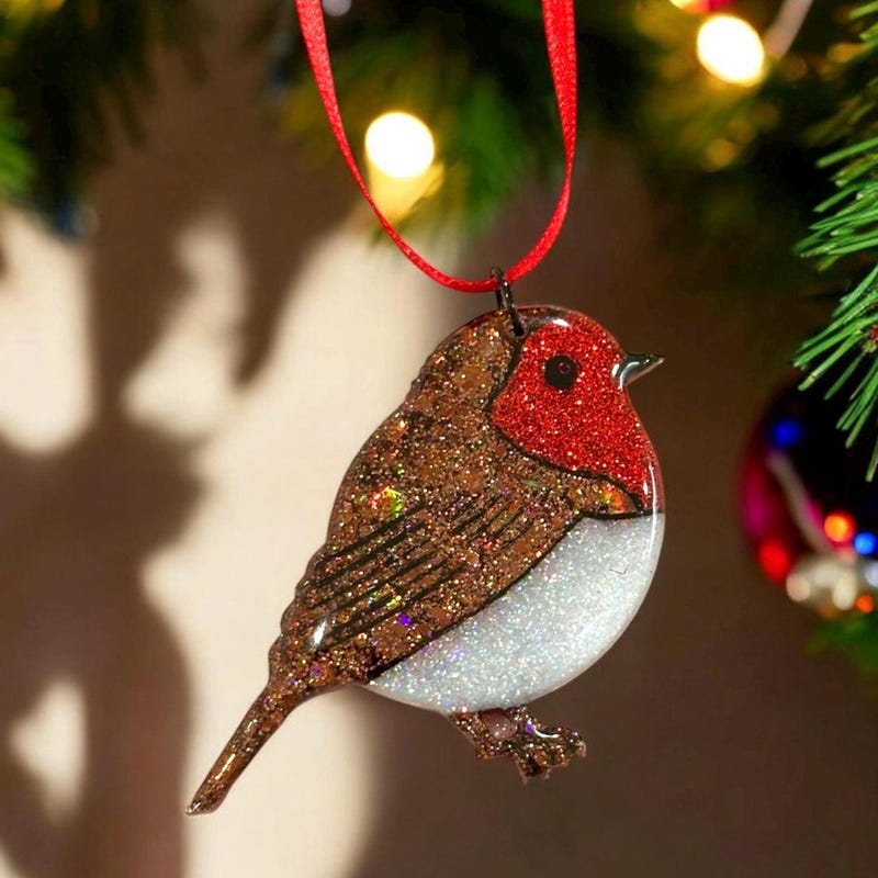 Robin Ornament - Etsy UK